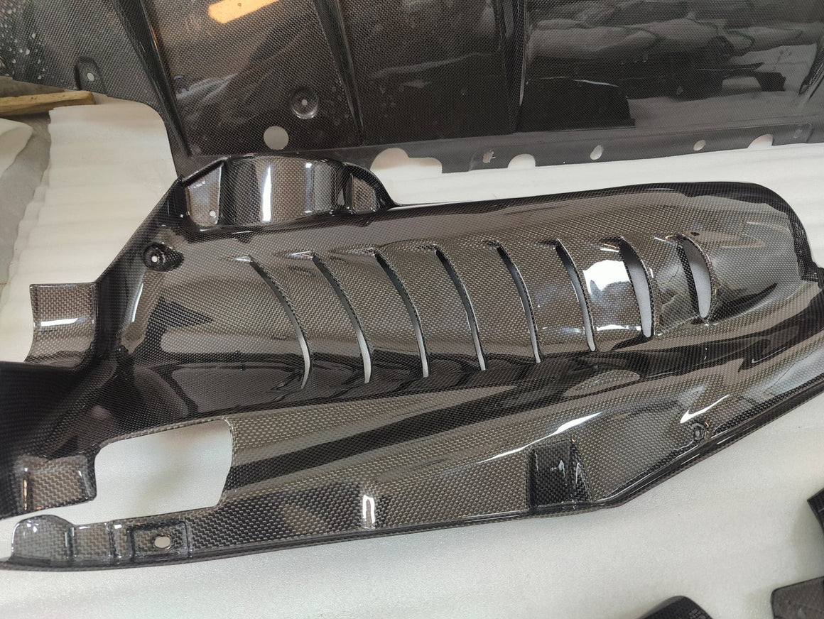 Ferrari F8 Tributo Carbon Fiber Engine Bay Panels – SRM Autosports
