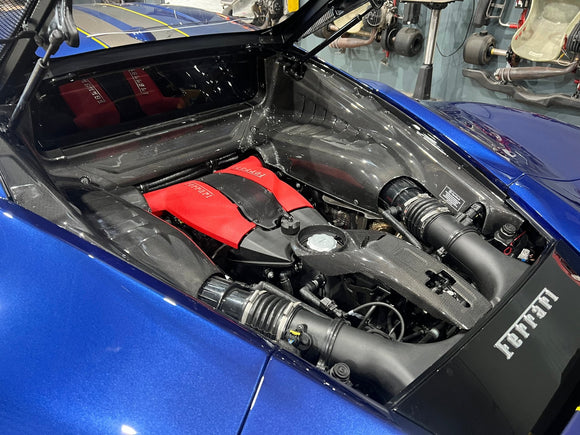 Ferrari F8 Tributo Carbon Fiber Engine Bay Panels – SRM Autosports