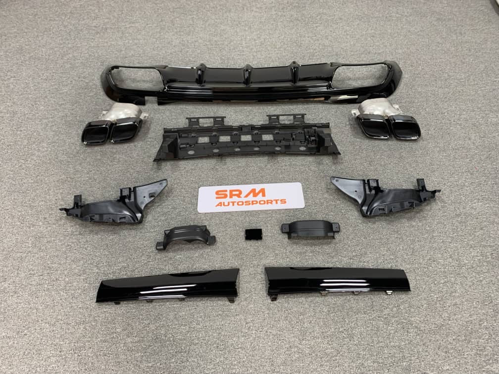 Mercedes Benz W223 S580 S500 S63 Look Rear Diffuser Kit – SRM Autosports