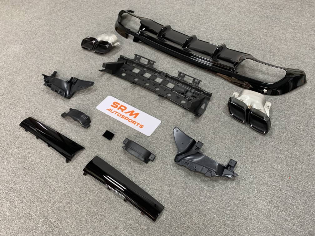 Mercedes Benz W223 S580 S500 S63 Look Rear Diffuser Kit – SRM Autosports